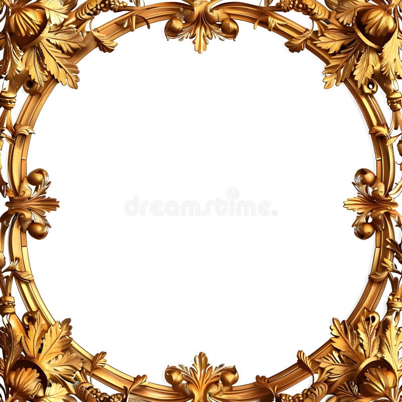 Border Pattern Design Frame - Ai Generated Stock Illustration ...