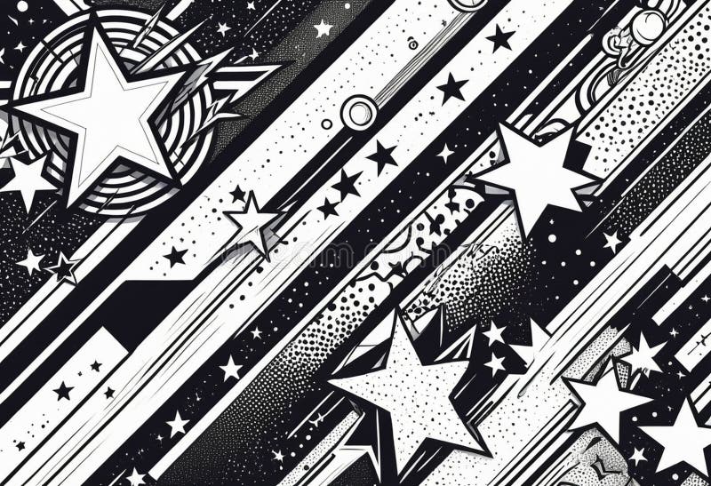 Comic Frame Border Design stock illustration. Illustration of iron ...