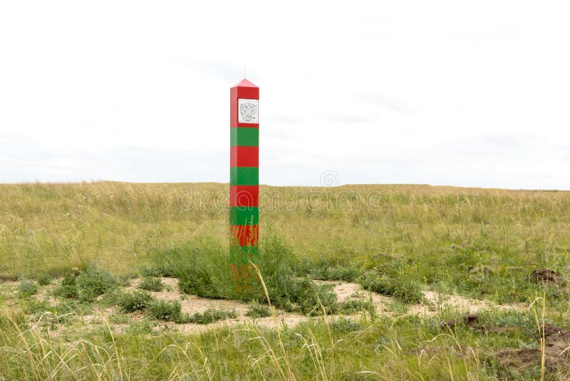 Border post stock photo. Image of soviet, russian, white - 73251936