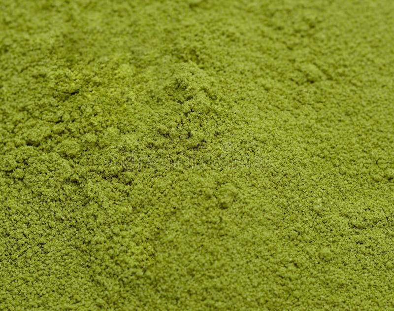 Border of Powdered Green Tea Top View, Background Surface of Green ...