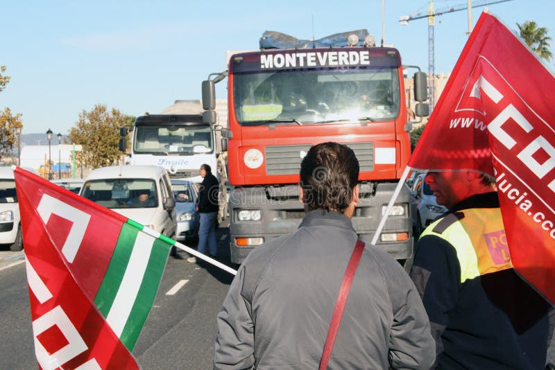 Border protest. editorial stock image. Image of border - 13000794