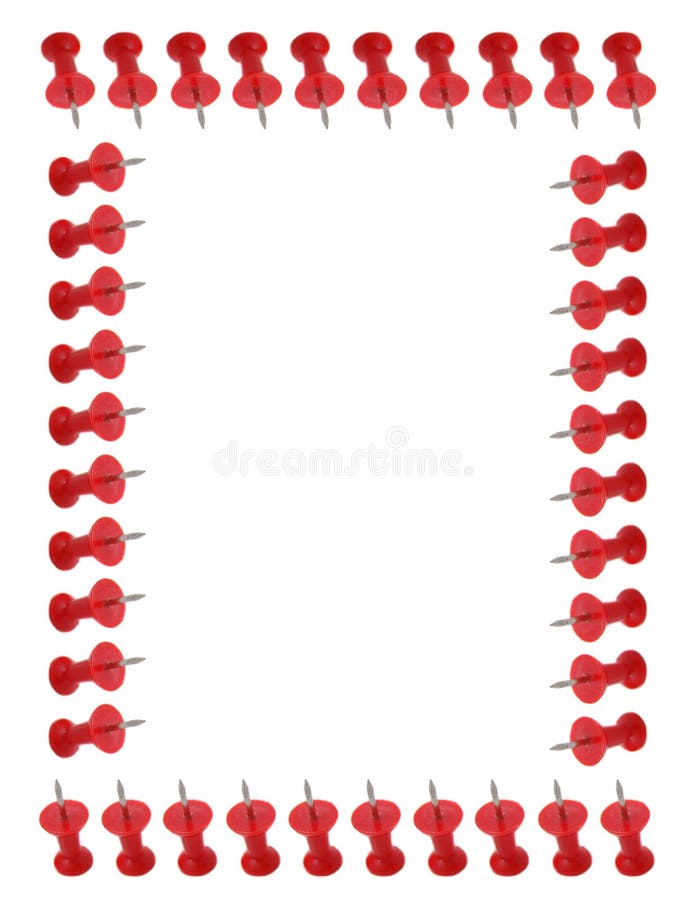 Border Red Push Pins Stock Photos - Free & Royalty-Free Stock Photos ...