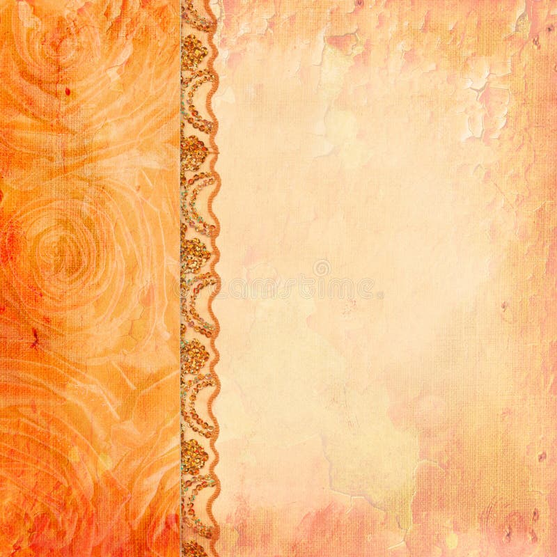 Border of Roses and Lace. Background for the Photo Book Stock ...