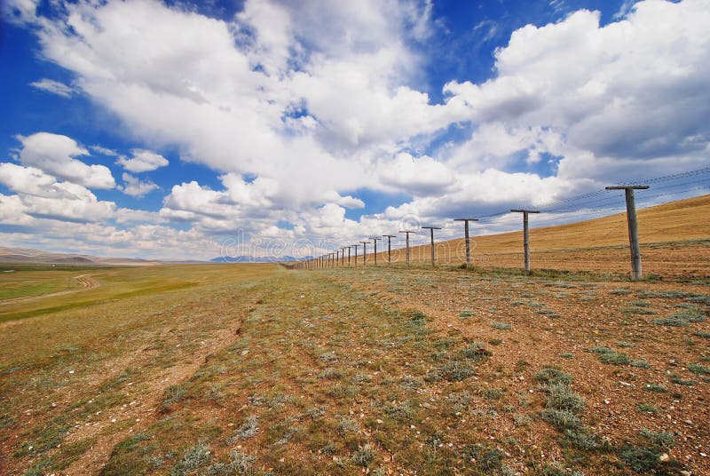 The Border between Russia and Mongolia Stock Image - Image of mongolia ...