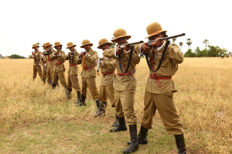 Border Security Force in Desert Editorial Image - Image of black, india ...