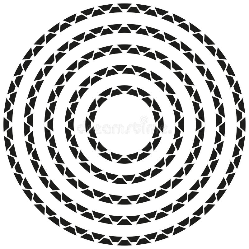 Circular Aztec design stock vector. Illustration of imagery - 19168234