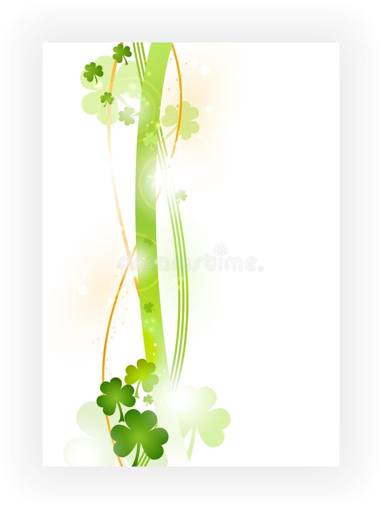 Green Shamrocks Border Stock Illustrations – 1,678 Green Shamrocks ...