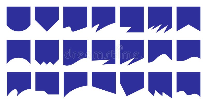 Border Shape for Website Design. Vector Banner Header and Separator ...