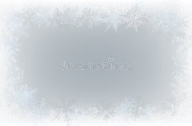 Border Various Snowflakes Light Grey Background Stock Illustrations – 4 ...
