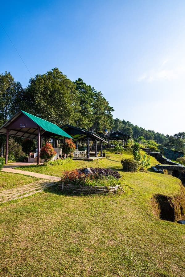 Border of Thailand and Myanmar at Doi Chang Mub Base Stock Photo ...