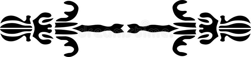 Border Vector Stencil, Black and White Stock Vector - Illustration of ...