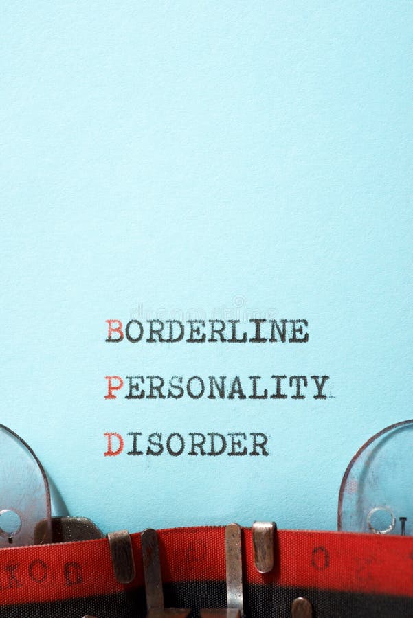 Borderline Personality Disorder Stock Photo - Image of acronym ...