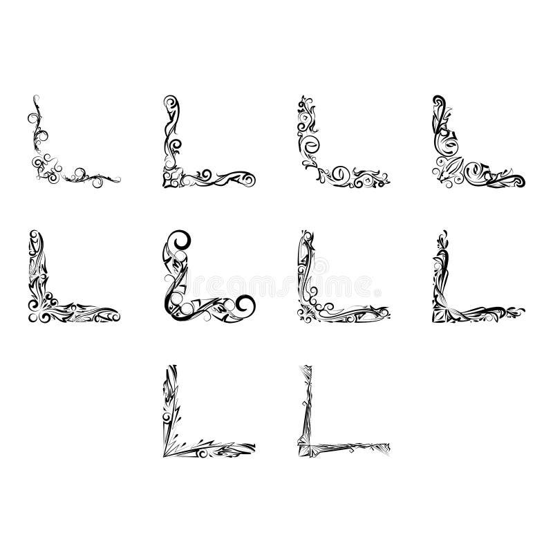 Borders collection set stock vector. Illustration of border - 253710540