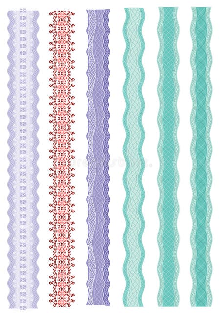 Borders - Design Elements Vector Stock Vector - Illustration of contour ...