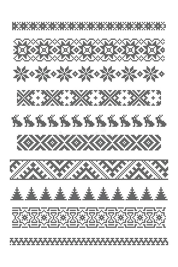 Needle and Thread Borders stock vector. Illustration of design - 47013212