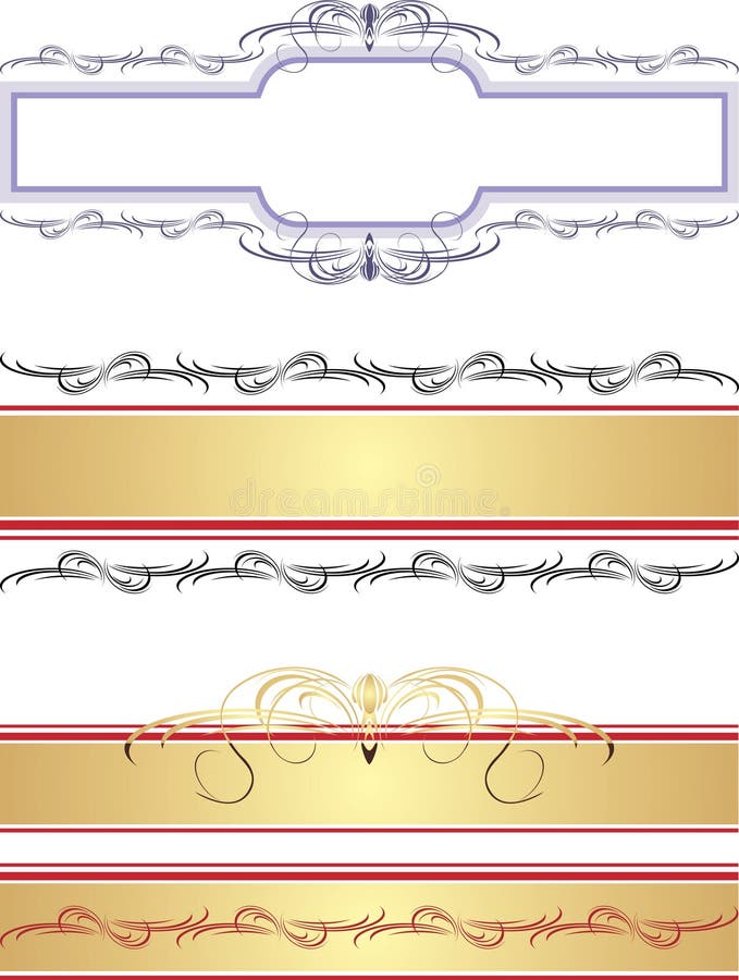 Borders and frames stock vector. Illustration of illustrations - 15325311