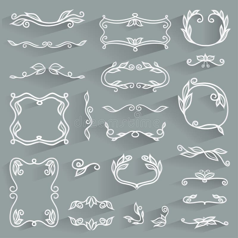Monogram Borders Stock Illustrations – 2,602 Monogram Borders Stock ...
