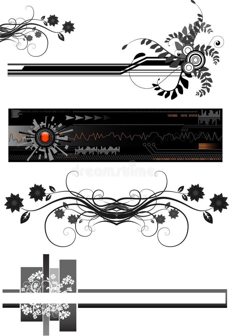 Techno Borders Stock Illustrations – 991 Techno Borders Stock ...