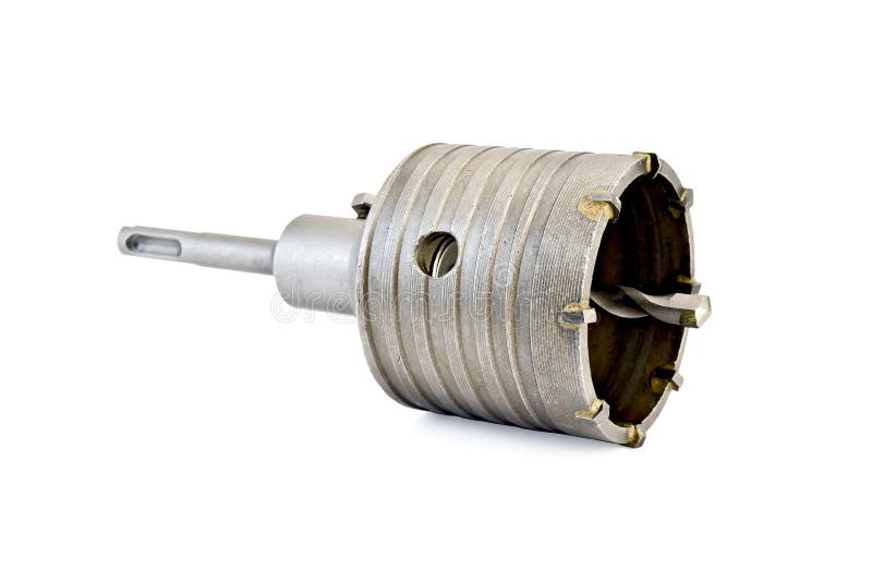 Bore bit assembled stock image. Image of steel, appliance - 25742341