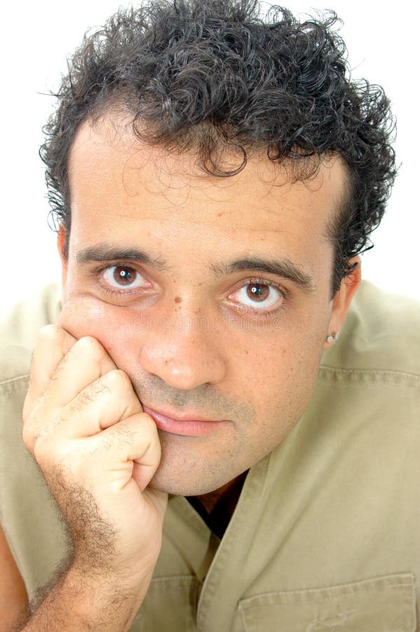 Man with Crooked Smile in Mugshot Stock Photo - Image of felon, black ...