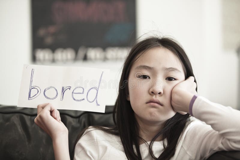 Bored child stock photo. Image of female, eyes, cute - 18473362