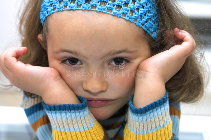 Bored child portrait stock image. Image of child, toddler - 533775