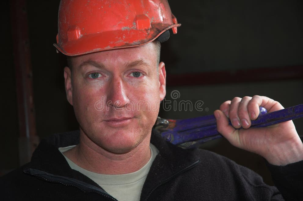 Bored construction worker stock image. Image of repairs - 921149
