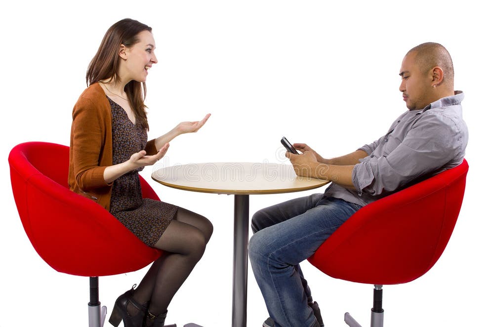 Bored Date stock image. Image of boring, love, ignoring - 39801243