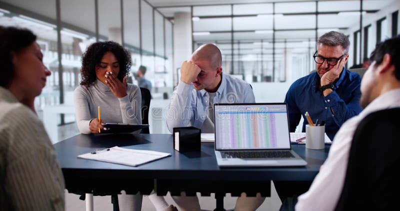 Bored Distracted Business People Stock Photo - Image of office, group ...