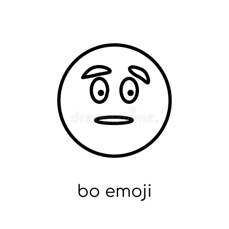 Bored Emoji Icon from Emoji Collection. Stock Vector - Illustration of ...