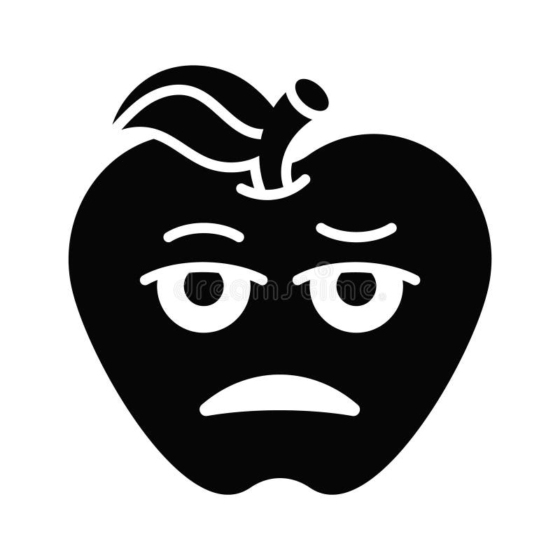 Bored Face Expression, Icon of Bored Emoji, Premium Vector Stock ...