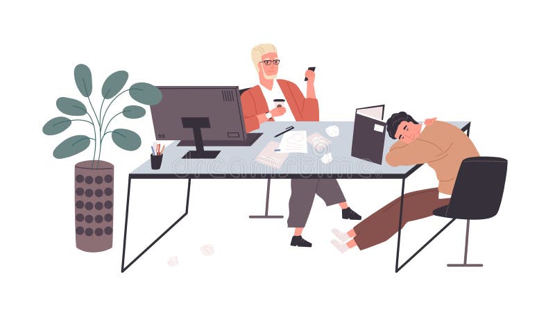 Unproductive Workers Stock Illustrations – 24 Unproductive Workers ...