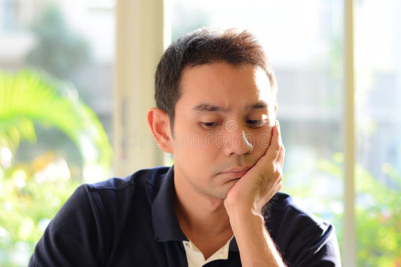 Bored man stock photo. Image of bored, boredom, tired - 49196906
