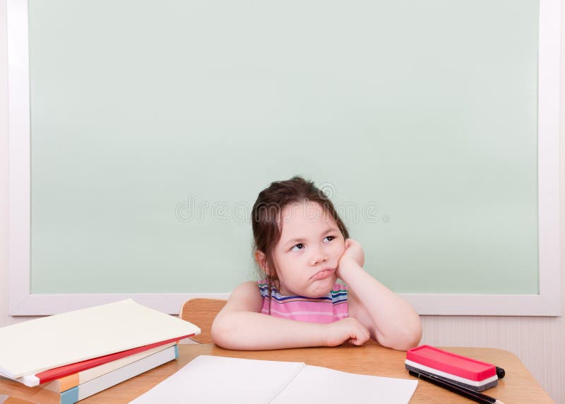 Grumpy Student stock image. Image of education, empty - 58314291