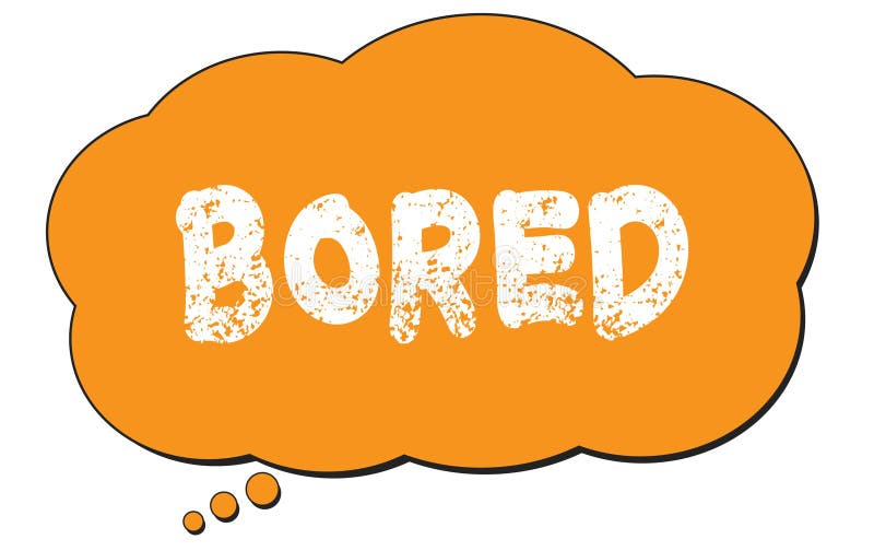 Bored Cloud Emoticon Outline Illustration Stock Illustration ...
