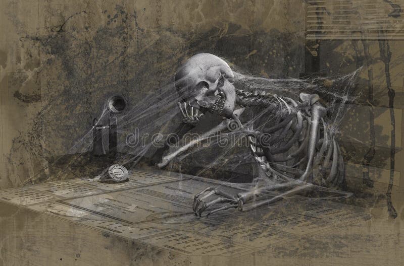 Bored to Death stock illustration. Illustration of render - 17676259