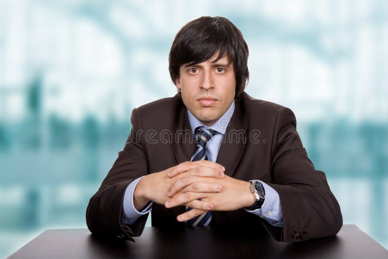 Bored stock photo. Image of portrait, company, chief - 34126318