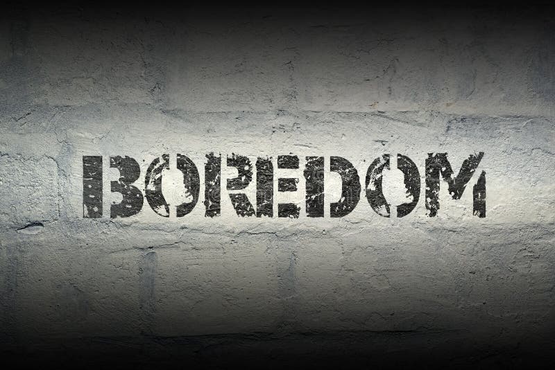 Word Boredom from Wooden Blocks Stock Image - Image of flatness ...