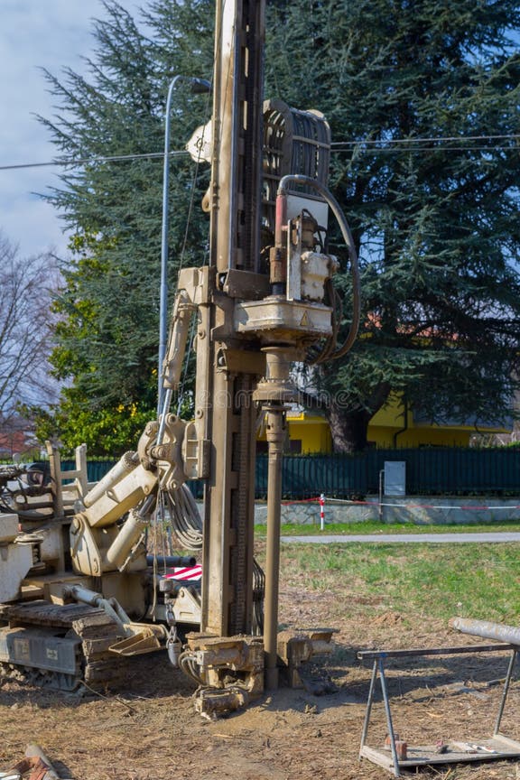 Borehole for soil testing stock photo. Image of dirt - 47429216