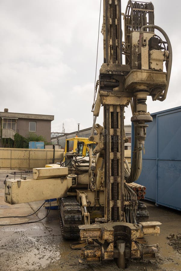 Borehole for Soil Testing or Environmental Survey Stock Photo - Image ...
