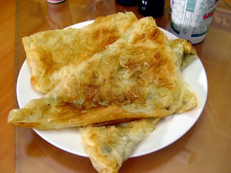 Borek Bughacha stock photo. Image of greek, burek, asian - 7169118