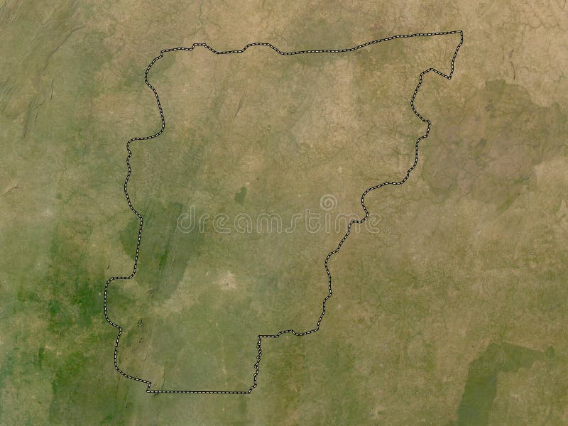 Borgou, Benin. High-res Satellite. Labelled Points of Cities Stock ...