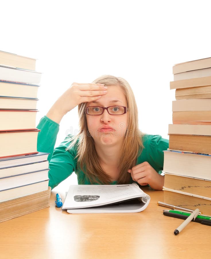 This is boring! stock photo. Image of bunch, beauty, books - 29550820