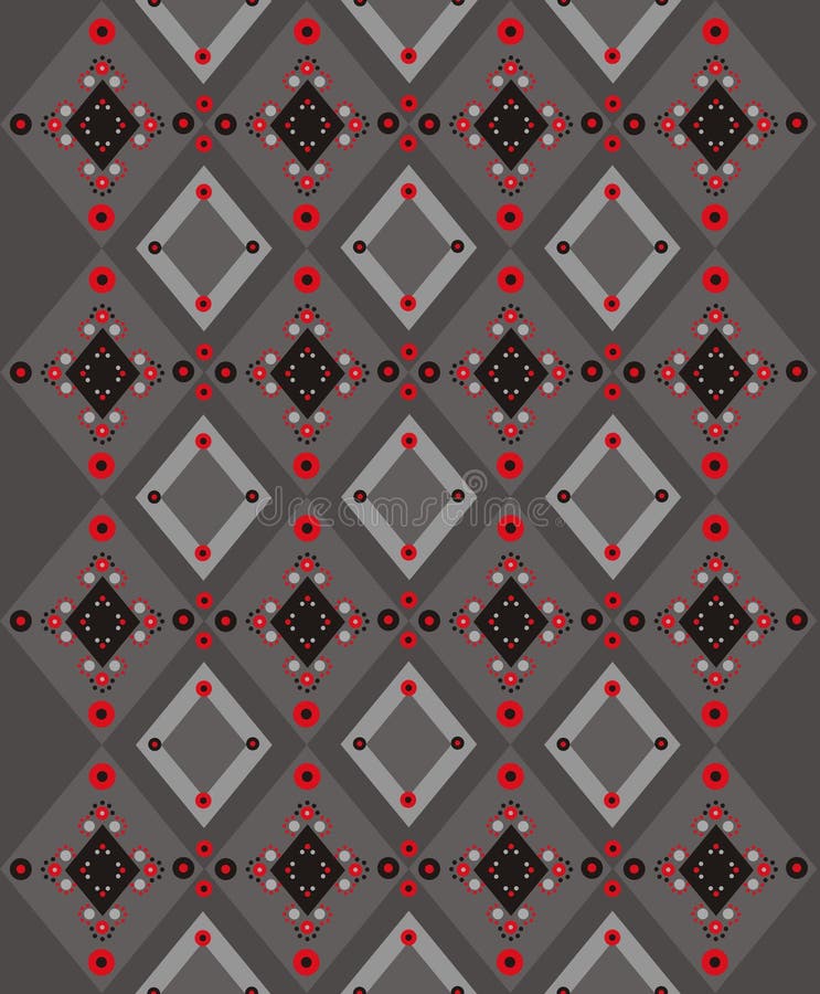 Seamless Argyle Patterns Aqua Blue, Red with Solid Silver Line Stock ...