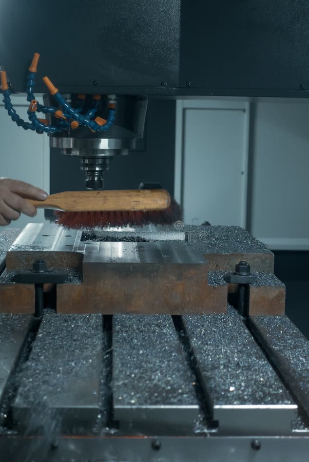 Boring and Grinding of Metal Products on a CNC Stock Photo - Image of ...