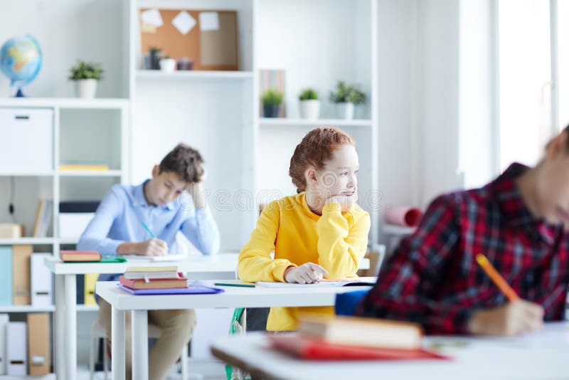 Boring lesson stock image. Image of bored, highschool - 25940513