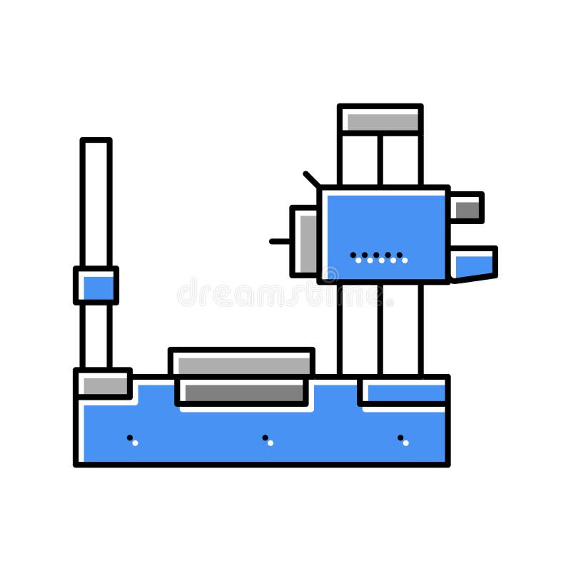 Boring Machine Color Icon Vector Illustration Stock Vector ...