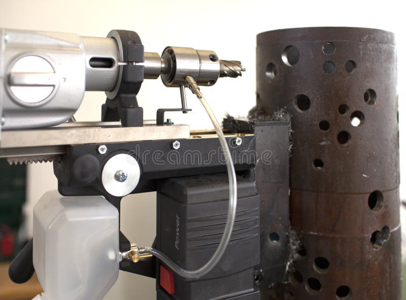 The Boring Machine with Water Cooling Stock Image - Image of cooling ...