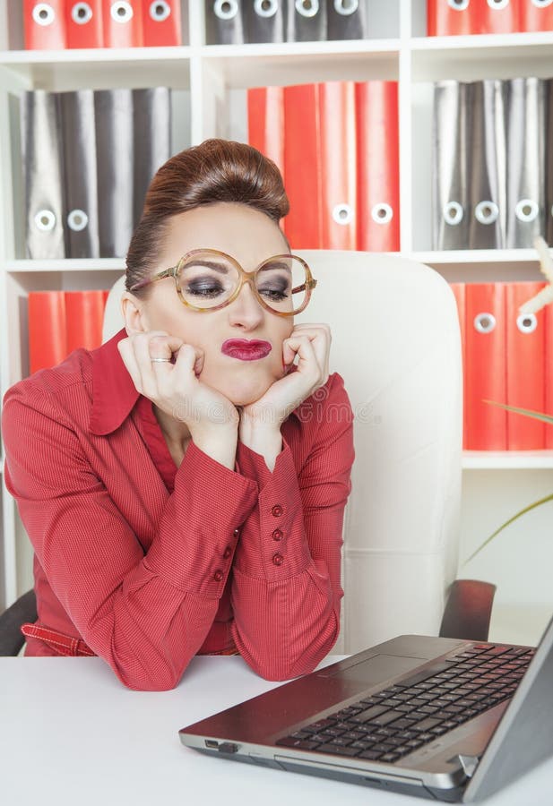 Boring office worker stock image. Image of modern, business - 36142575