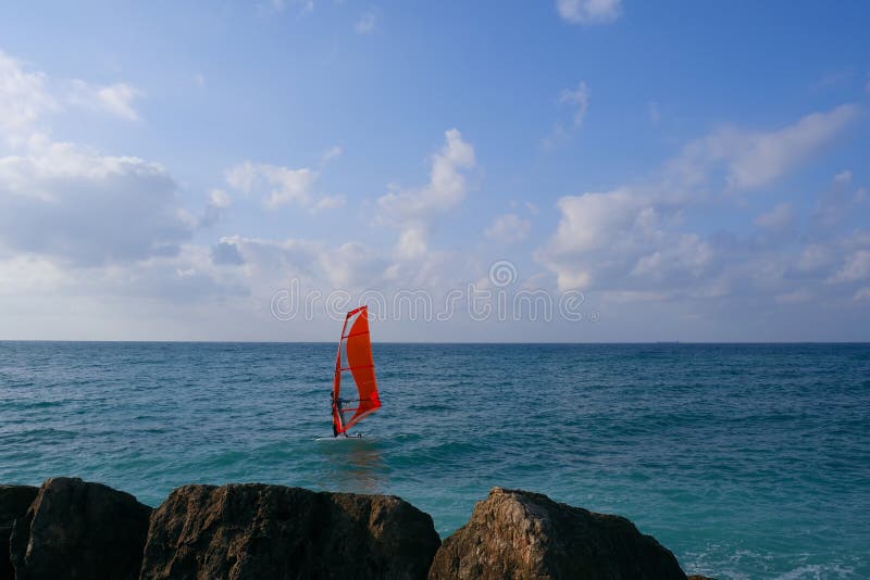 Boring sailing cruise stock photo. Image of stones, wave - 231146788
